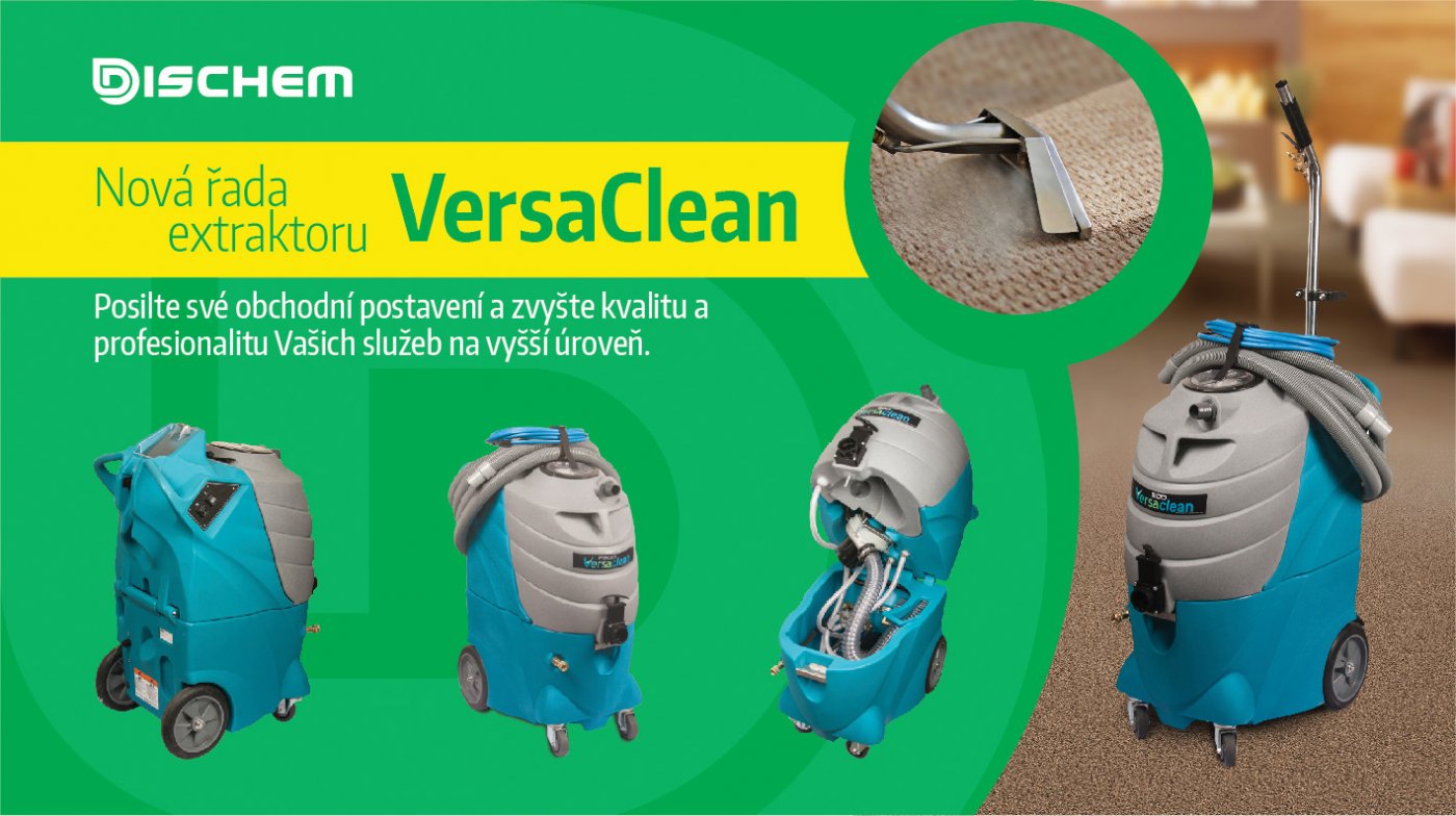 Nová řada extraktorů VersaClean - Dischem s.r.o.